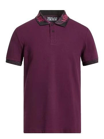 Versace Polo Shirt Size Cotton - Plum