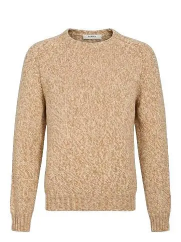 Alpha Studio Sand Wool Sweater - Beige