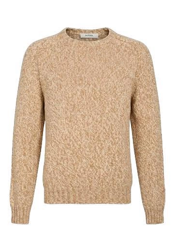Alpha Studio Wool Sweater - Sand