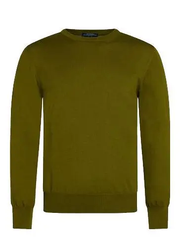 BALLANTYNE Crewneck Long Sleeve Sweater - Green