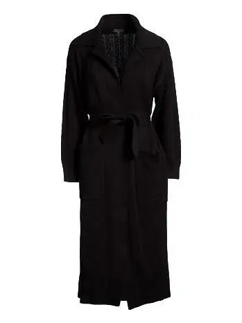 Armani Exchange Long Sleeve Embroidered Logo Cardigan - Black