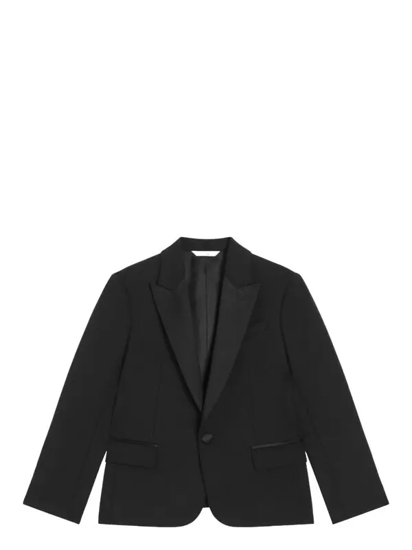 Dolce & Gabbana Single-breasted Jacket With Peak Lapel - Black