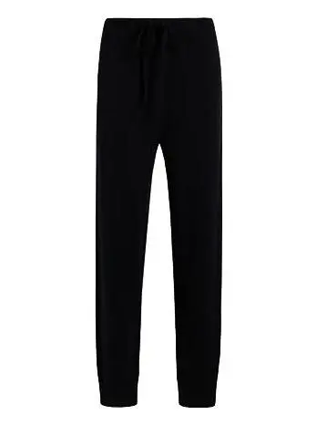 Wolford Tapered Virgin Wool Blend Knit Pants - Black
