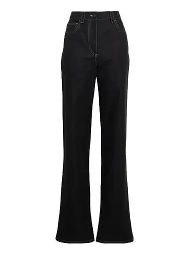Sunnei Straight-leg Twill Pants - Black