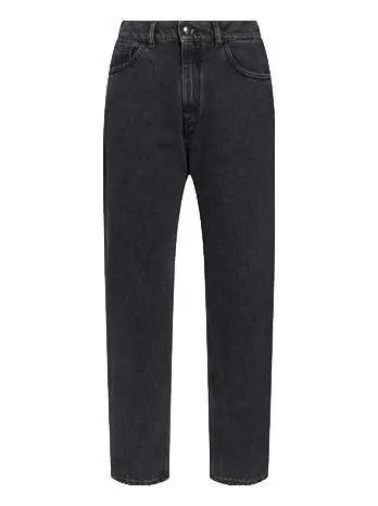 MOORER Tapered Jeans Cotton Wash - Black