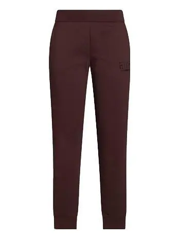EA7 Chocolate Cotton Blend Track Pants - Brown