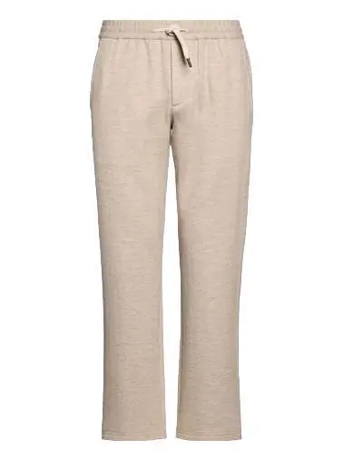 CIRCOLO 1901 Wool Tapered Leg Trousers - Beige