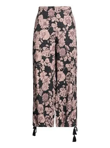 Antik Batik Floral Print Wide-leg Pants - Pink