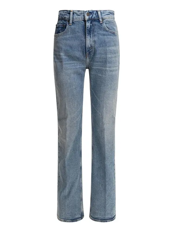Polo Ralph Lauren Flared Logo Patch Jeans - Gray
