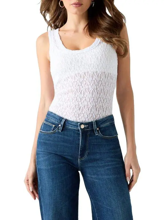 Guess Matilde Lace Tank Top - G011-open