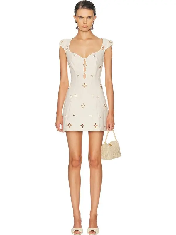 MIRROR PALAIS Maria Micro Dress - Leite