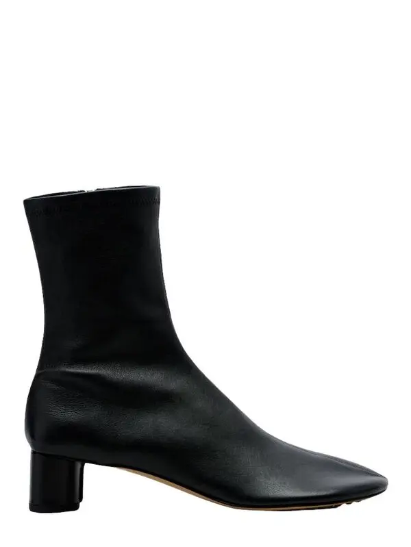 Bottega Veneta Leather Ankle Boots - Black