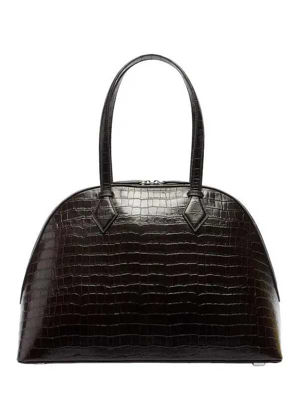 A.emery Harnick Embossed Leather Tote Bag - Brown