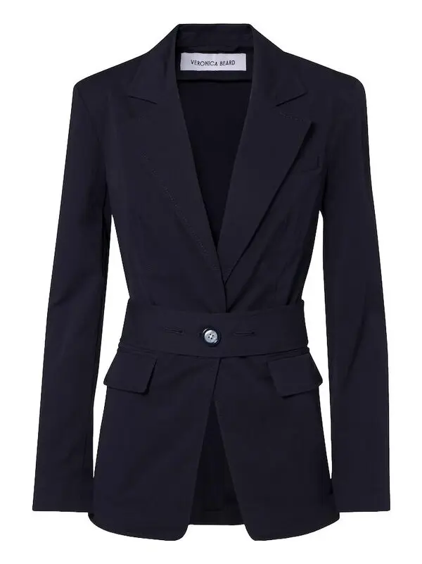 Veronica Beard Howard Cotton-blend Blazer - Blue