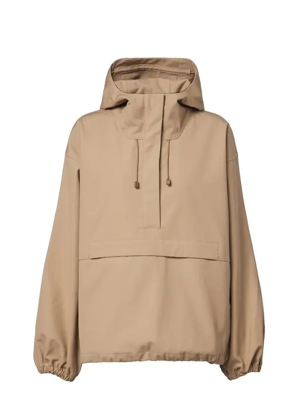 RÓHE Hooded Oversized Jacket - Beige