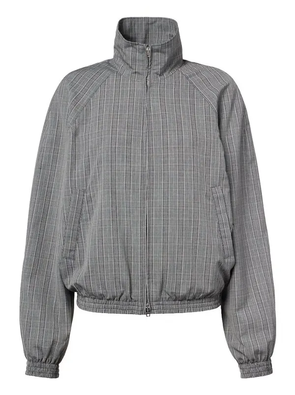 Acne Studios Checked Technical Jacket - Grey
