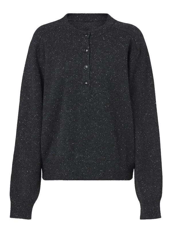 Loulou De Saison Malo Oversized Cashmere Sweater - Grey