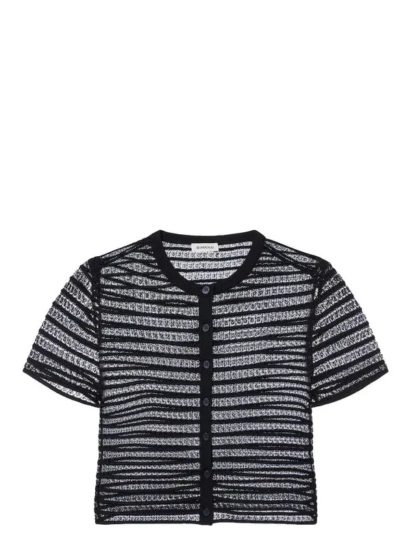 Simkhai Holli Lace Cardigan - Black