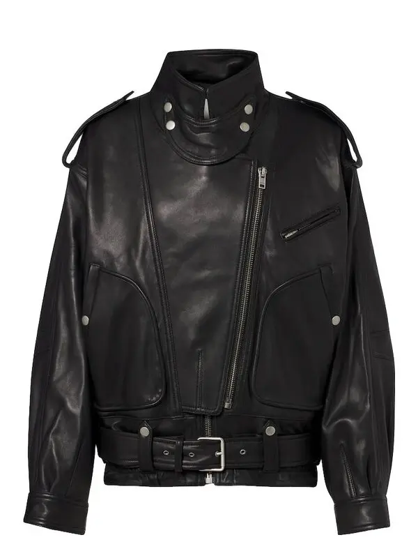 Isabel Marant Étoile Farza Leather Jacket - Black