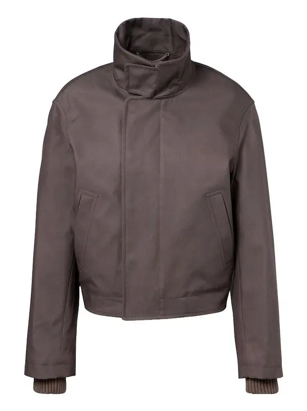Victoria Beckham Cotton Jacket - Grey