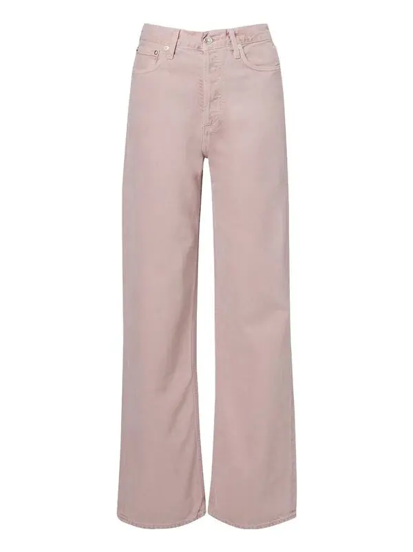 AGOLDE Ren Wide-leg Jeans - Pink
