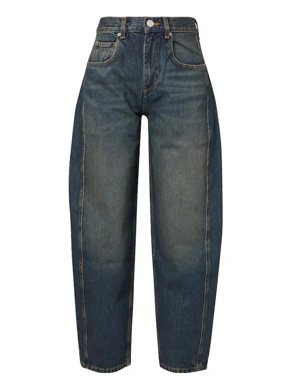 Isabel Marant Étoile Oriane Barrel-leg Jeans In Faded - Blue