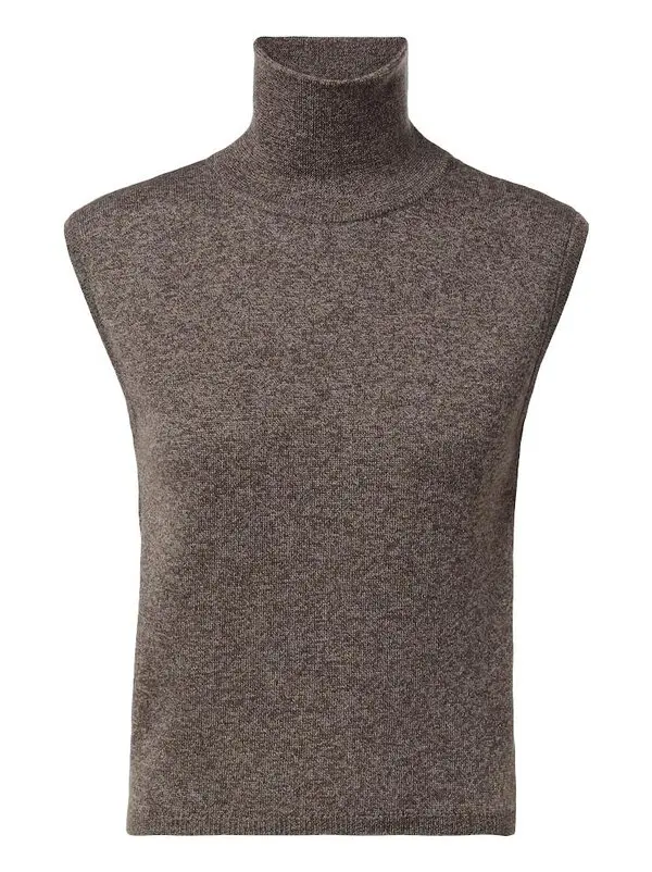 Magda Butrym Wool Turtleneck Sweater - Brown