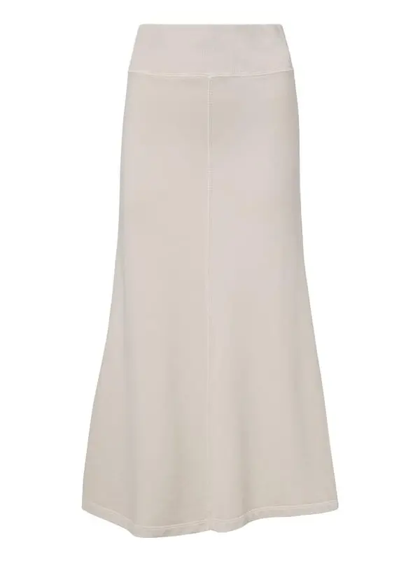 MARANT ETOILE Solkia Cotton Jersey Maxi Skirt - Beige