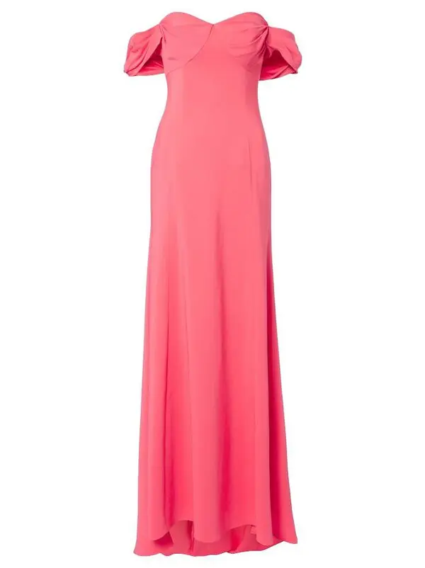 Oscar De La Renta Off-shoulder Gown - Pink