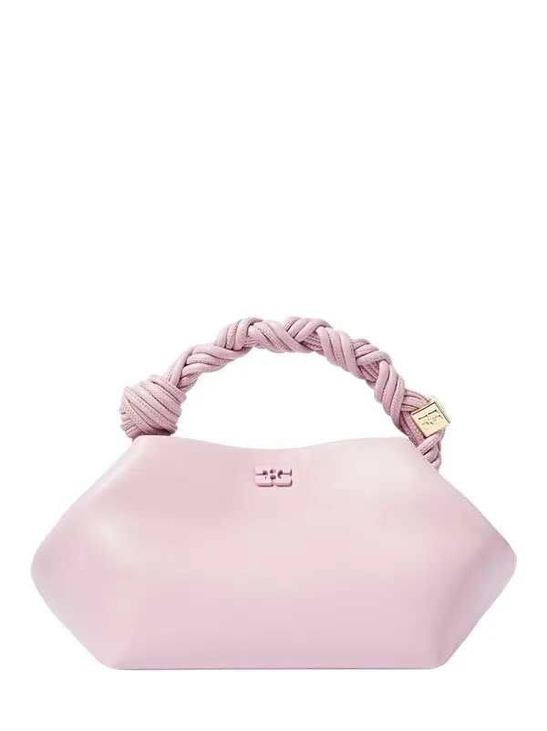 GANNI Bou Tote Bag With Twisted Top Handle - Pink