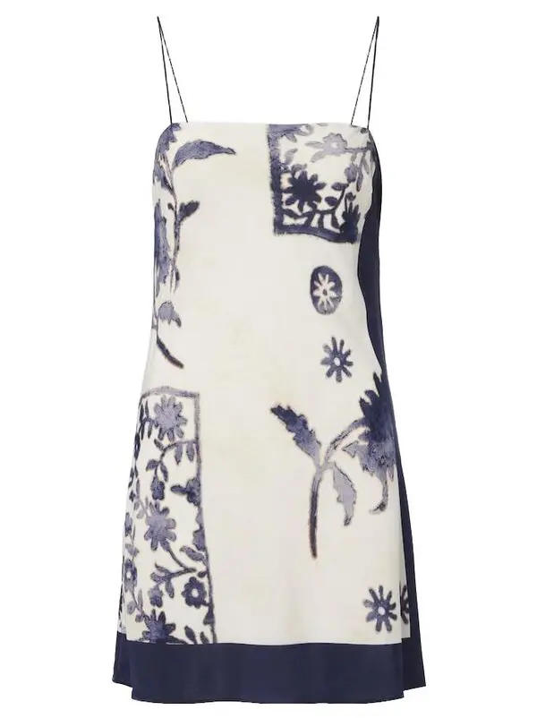 SIR. Phillipa Floral Slip Dress - White