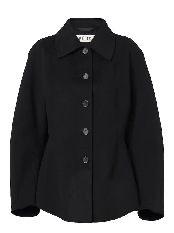 RÓHE Wool And Cashmere Jacket - Black