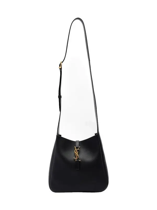 Saint Laurent Le 5 A 7 Leather Crossbody Bag - Black