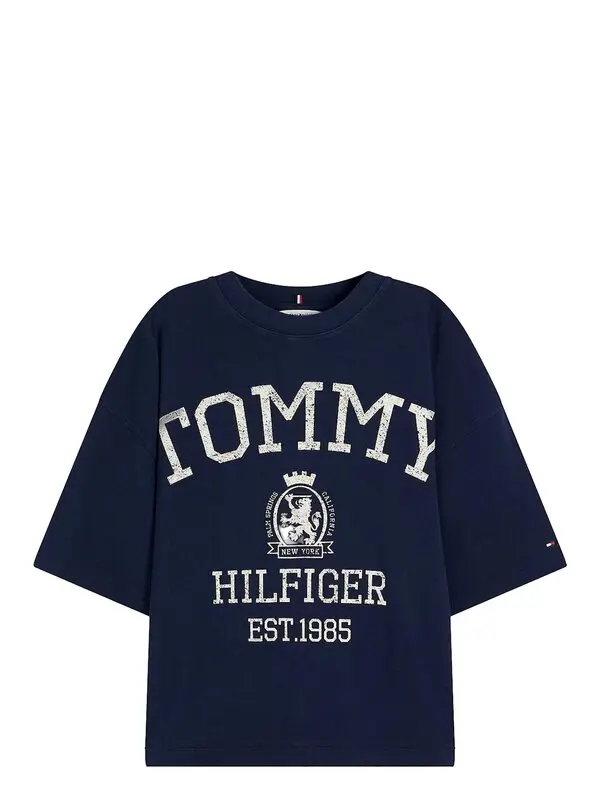 Tommy Hilfiger Varsity Crest T-shirt - Blue