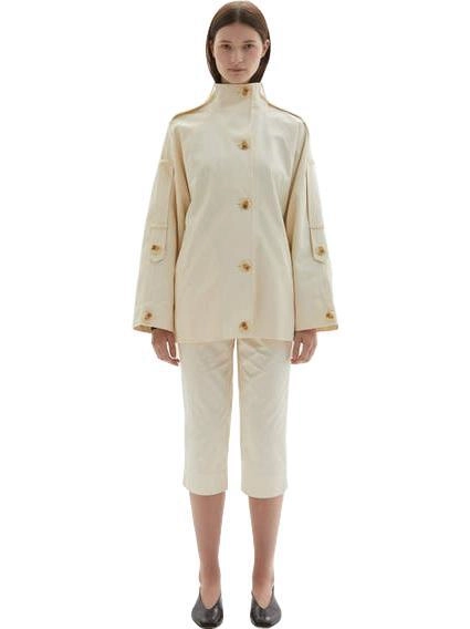 JOAEN Sara Trench Jacket - Chalk