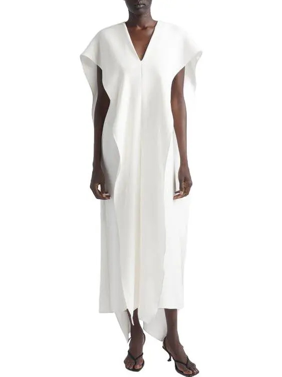HEIRLOME Bibi Silk Crepe Maxi Dress - White