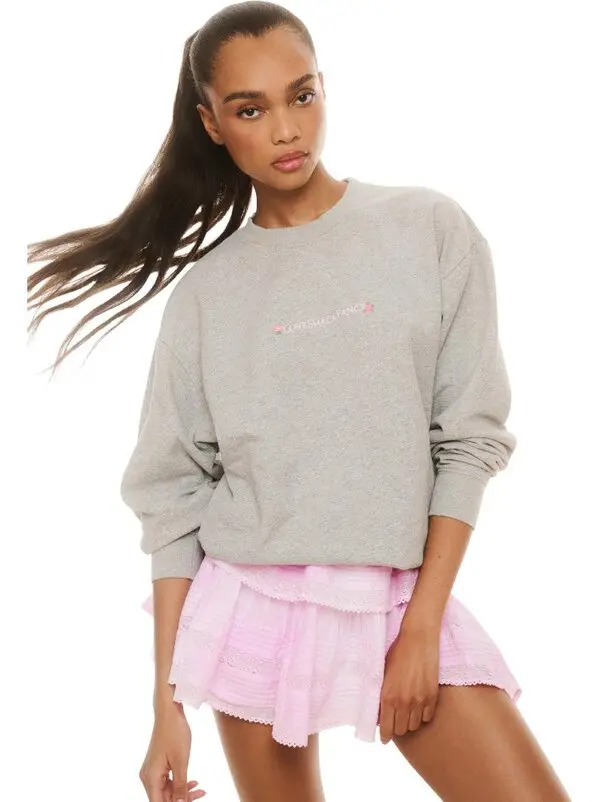 LoveShackFancy Palo Pullover - Granite