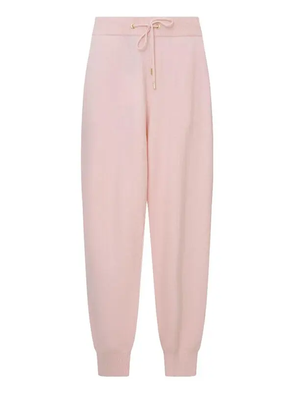 LoveShackFancy X Max&moi Wool-cashmere Joggers - Chamallow