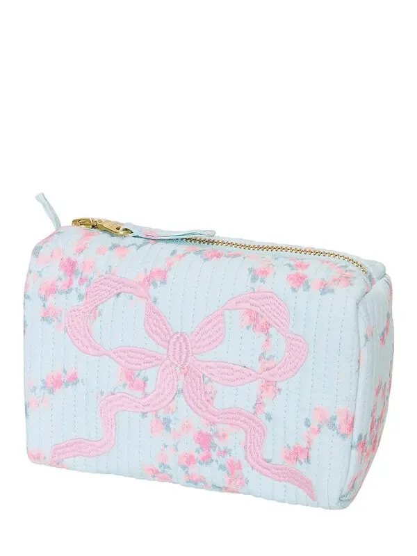 LoveShackFancy Mini Octavia Pouch - Spruce Mint