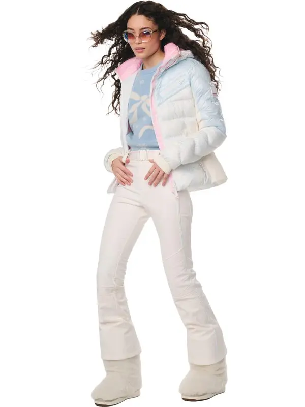 LoveShackFancy X Bogner Fire + Ice Zula Ski Pants - Cloud Dancer