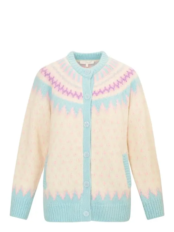 LoveShackFancy Re-edition Alpaca-blend Boyfriend Cardigan - Ivory