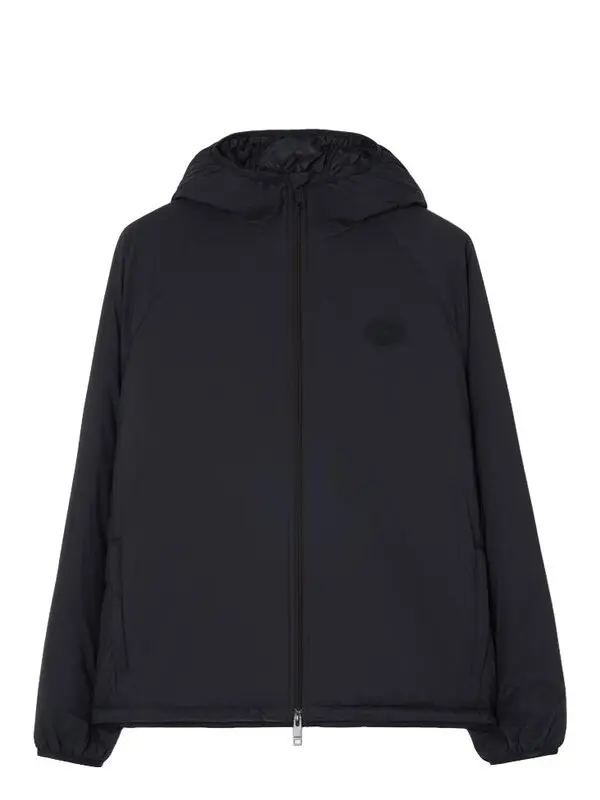 Burberry Packable Nylon Dunwich Hooded Jacket - Navy