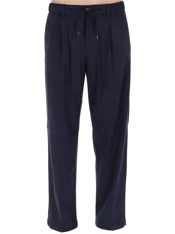 Herno Drawstring Waist Trousers - Blue