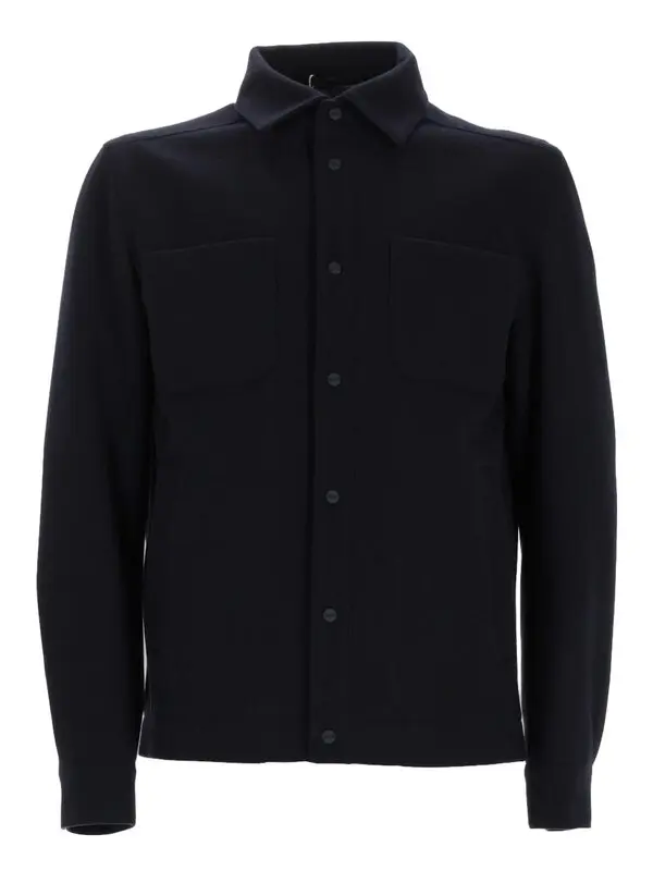 Herno Polyester, Viscose & Acetate Tech Sports Jacket - Blue
