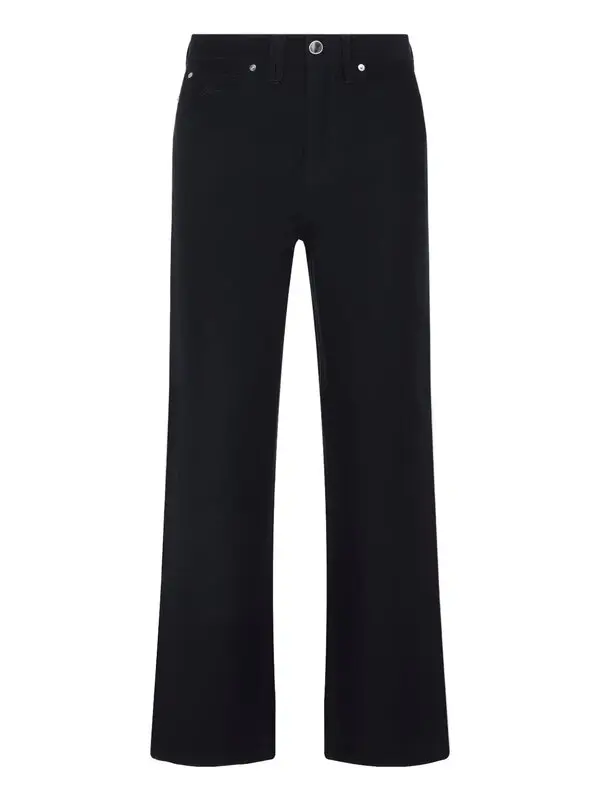 Brioni Cotton Straight-leg Trousers - Blue