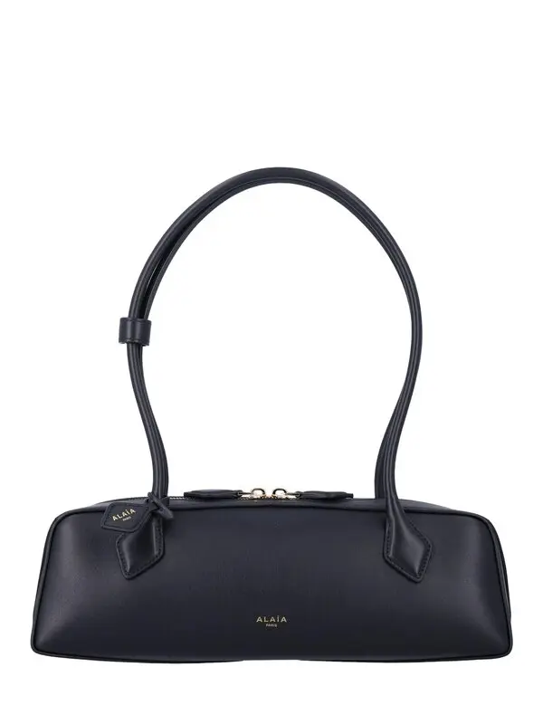 Alaïa Teckel Elongated Shoulder Bag - Nero