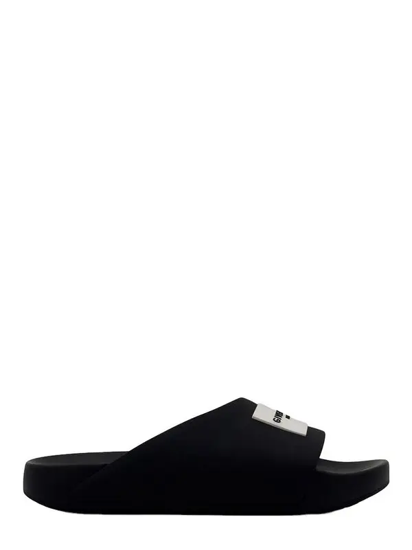 Givenchy Logo Slip-on Slides - Black