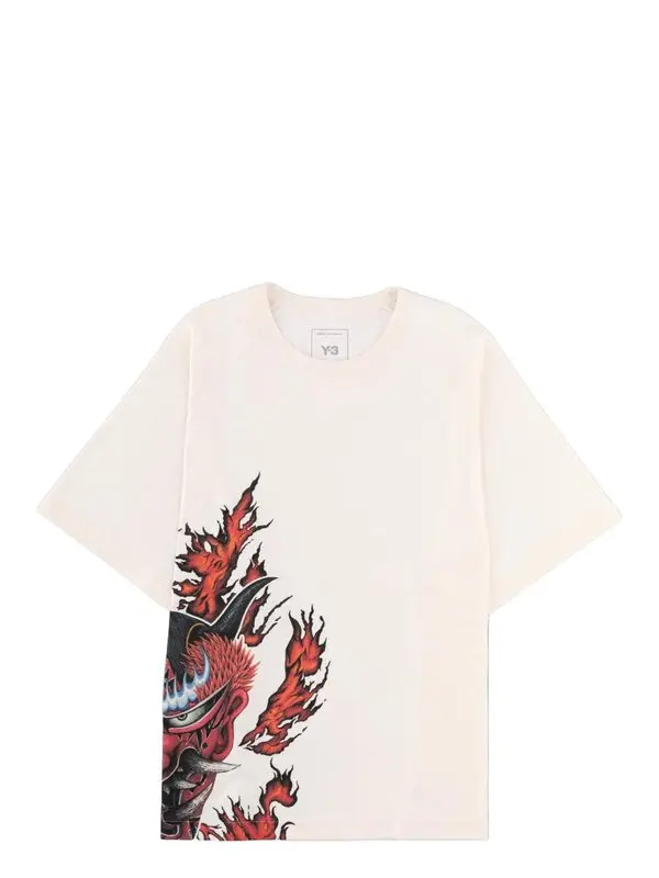 Y3 Minimalist Logo T-shirt For - White