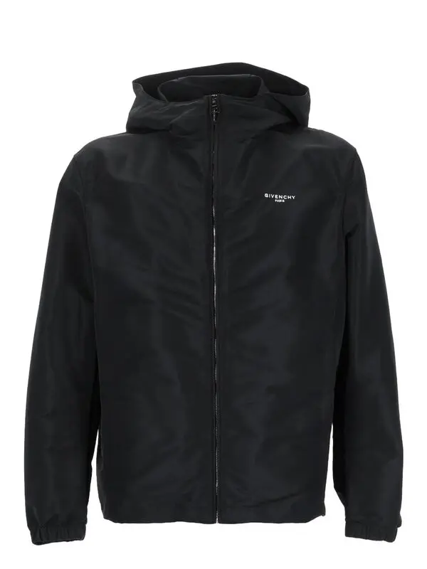 Givenchy Hooded Zip Jacket - Black