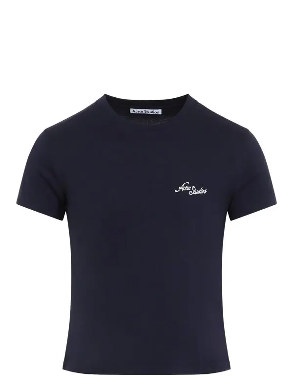 Acne Studios 100% Organic Cotton T-shirt - Blue